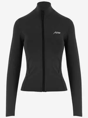 AUTRY Stretch Nylon Sweatshirt With Logo