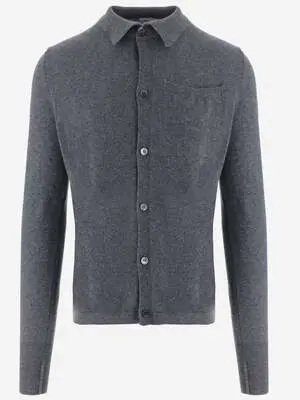 OLIVER LATTUGHI Cashmere Cardigan - Grey