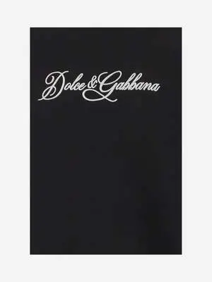 Dolce & Gabbana Cotton Sweatshirt With Logo Print
