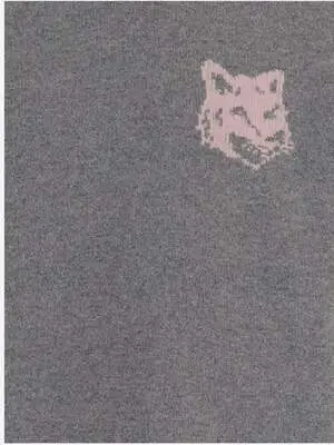Maison Kitsuné Wool Sweater With Logo