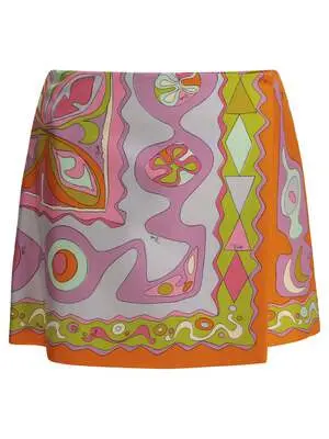 Emilio Pucci Angoli' Wrap Skirt - Multicolor