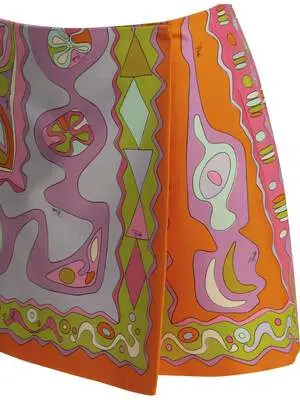 Emilio Pucci Angoli' Wrap Skirt
