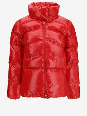 Pinko Nylon Padded Down Jacket - Red