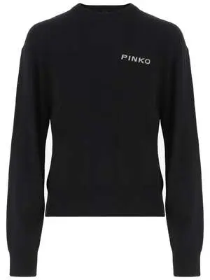 Pinko Wool Sweater With Logo