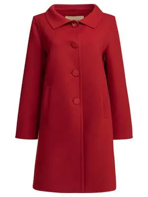 Valentino Garavani Long Wool And Cashmere Coat