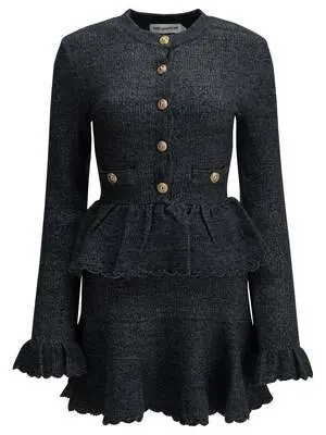 SELF-PORTRAIT Short Knit Dress