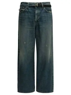 Sacai Whiskering Jeans For Women