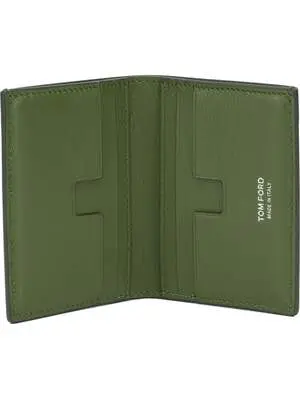 TOM FORD Foldable Crocodile Print Cardholder