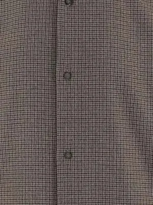 DARKPARK Checked Stretch Viscose Blend Shirt