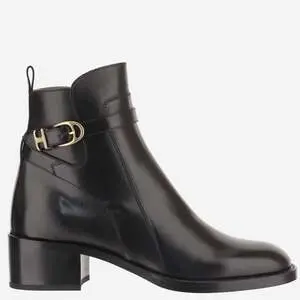 Sartore Parma Leather Ankle Boots - Black