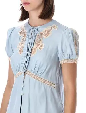 SELF-PORTRAIT Top - Blu