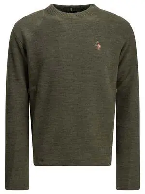 Moncler Crew Neck Sweater With Logo
