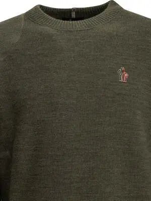 Moncler Crew Neck Sweater With Logo