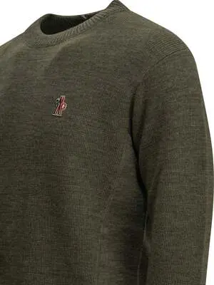 Moncler Crew Neck Sweater With Logo