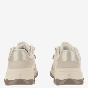 Pinko Athena Leather Sneakers With Logo