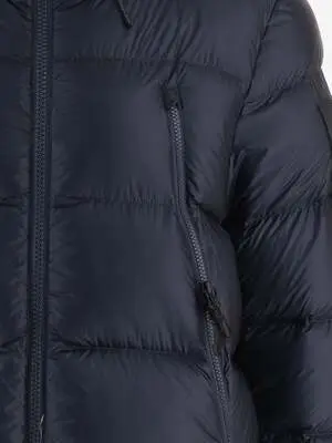 OUTHERE Quilted Nylon Down Jacket With Hood - Navy