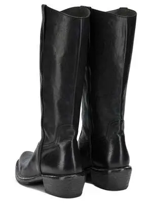 Moma Dallas 50mm' Cowboy Boots - Black