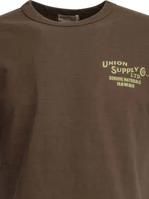 SUN SURF Crewneck T Shirt With Logo