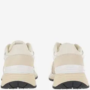 EA7 Leather Sneakers With Logo