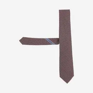 FERRAGAMO Silk Tie With Patterned Design - Viola