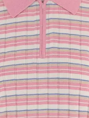 Guest In Residence Striped Silk And Linen Sweater