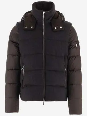 MOORER Wool And Cashmere Jacket - Brown