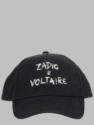 Zadig&Voltaire Cappello Con Visiera Logo - Black