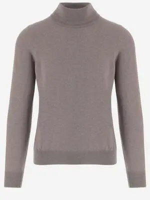 Tagliatore Wool Turtle Neck Sweater - Beige