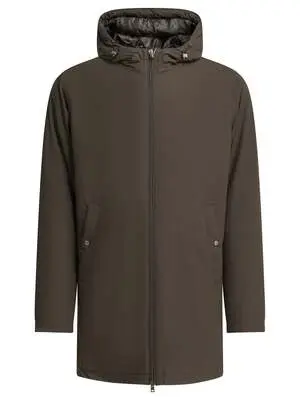 Herno Resort' Long Down Jacket - Brown