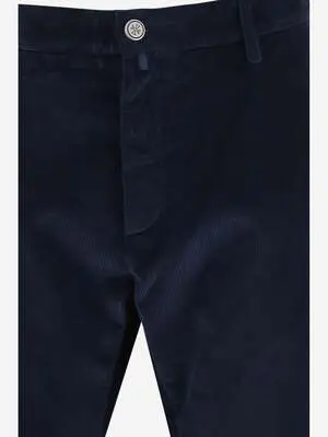 JACOB COHЁN Stretch Cotton Velvet Pants