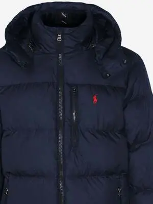 Polo Ralph Lauren Gorham Nylon Down Jacket With Logo - Navy
