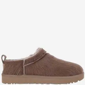 UGG Classic Micro Ankle Boots In Cowhide - Brown