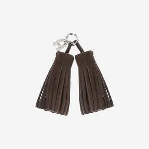 Hogan Suede Lace Tassels - Brown