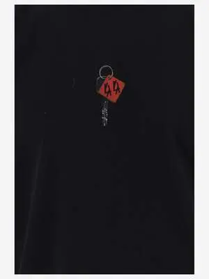 44 LABEL GROUP Cotton T Shirt With Logo Print