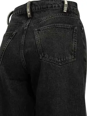 Alexander Wang Wide Leg Jeans - Black