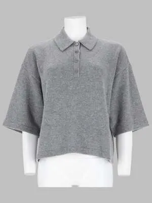 FRAME Polo 'the Academy' In Cashmere - Grey