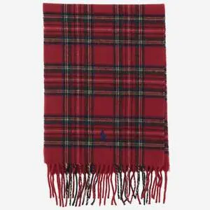Polo Ralph Lauren Cashmere Scarf With Logo - Multi