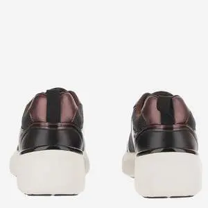 Pinko Alba Leather Blend Sneakers - Black