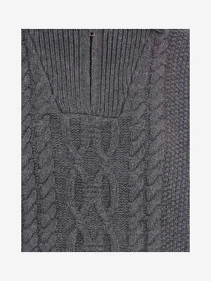THE GARMENT Wool And Cashmere Sweater With A Braided Pattern