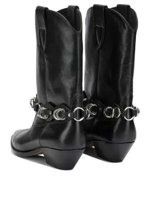 Isabel Marant Étoile Duerto' Cowboy Ankle Boots - Black