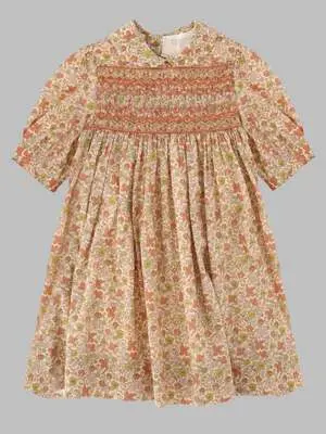 Bonpoint Abito 'melodia' In Tessuto Liberty - Multicolour