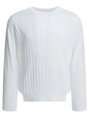 Brunello Cucinelli Ribbed Crew Neck Sweater