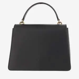 Pinko Leather Handbag With Logo