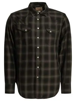 SUGAR CANE Casual Plaid Shirt