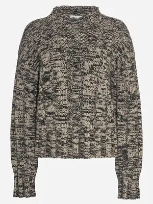 Malo Wool And Cashmere Sweater With A High Neck - Multi