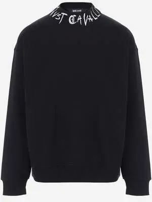 Just Cavalli Cotton Sweatshirt With Logo