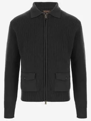 Woolrich Full Zip Wool Sweater