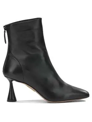 AQUAZZURA Amore 75 Mm' Ankle Boots With Zipper - Black