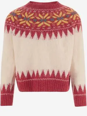 Howlin' Wool Sweater With Jacquard Pattern