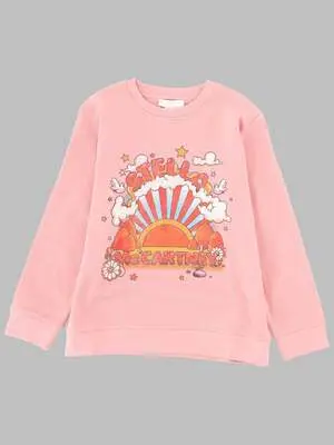Stella McCartney Felpa Girocollo Con Stampa Grafica - Pink